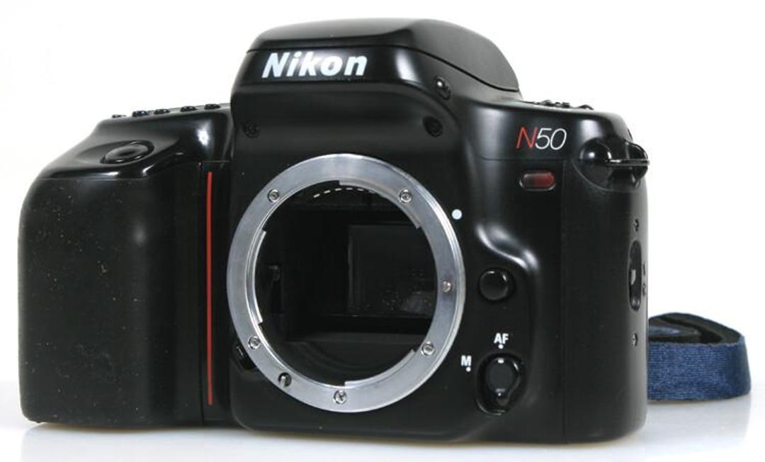Nikon N50 35mm SLR Body for Parts - Vintage Film Camera Donor, Body ...