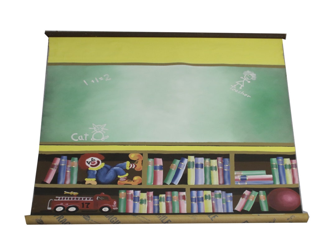 5ft X 6ft Photo Backdrop, Chalk Board & Books//studio Photography ...
