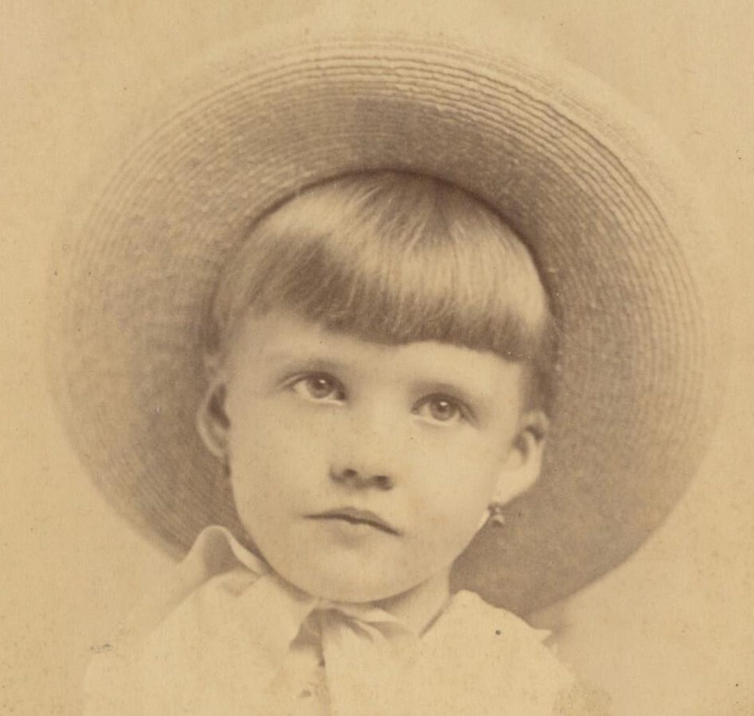Vintage Genelli Photo - St. Louis MO, Cute Child in Hat, Original 4x6 ...