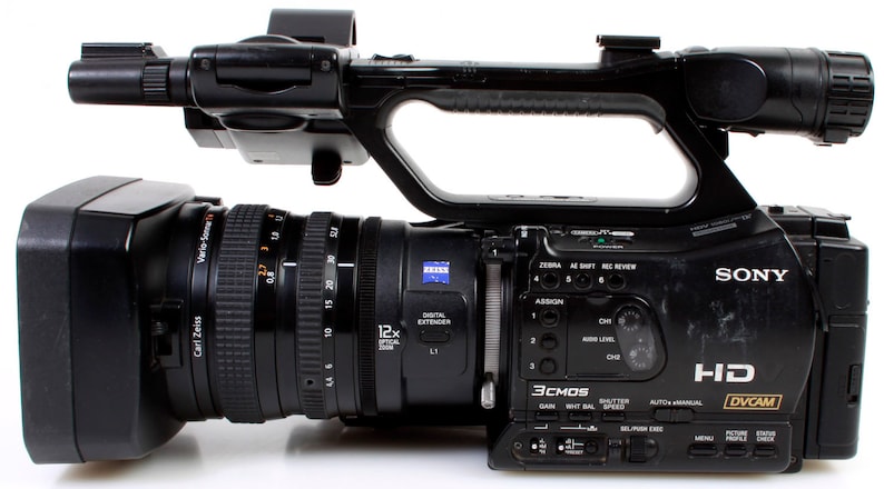 Sony HVR-Z7U High Definition HDV Minidv 1080i Video Camcorder W/ Accs ...
