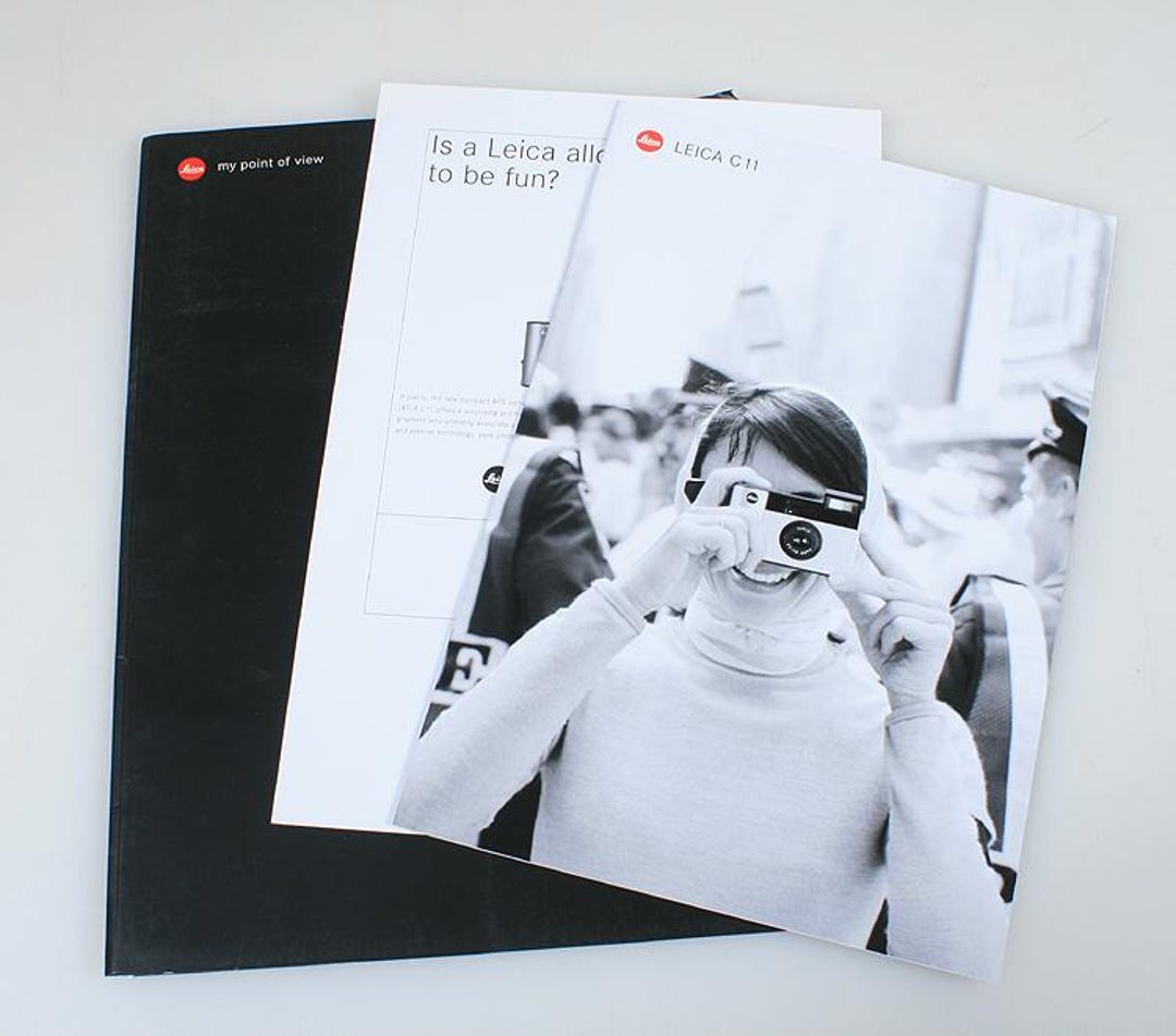 Vintage Leica C11 Information Guide - 7-page Manual With Authentic ...