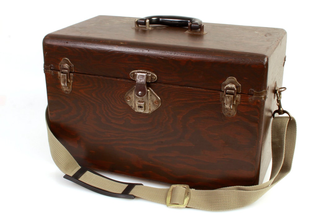 Wooden Camera Box 4x5 Medium Format Vintage W/ Carrying Strap - Etsy