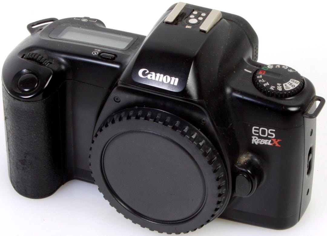 Canon EOS Rebel X 35mm Film Camera W/ Batteries & Body Cap - Etsy