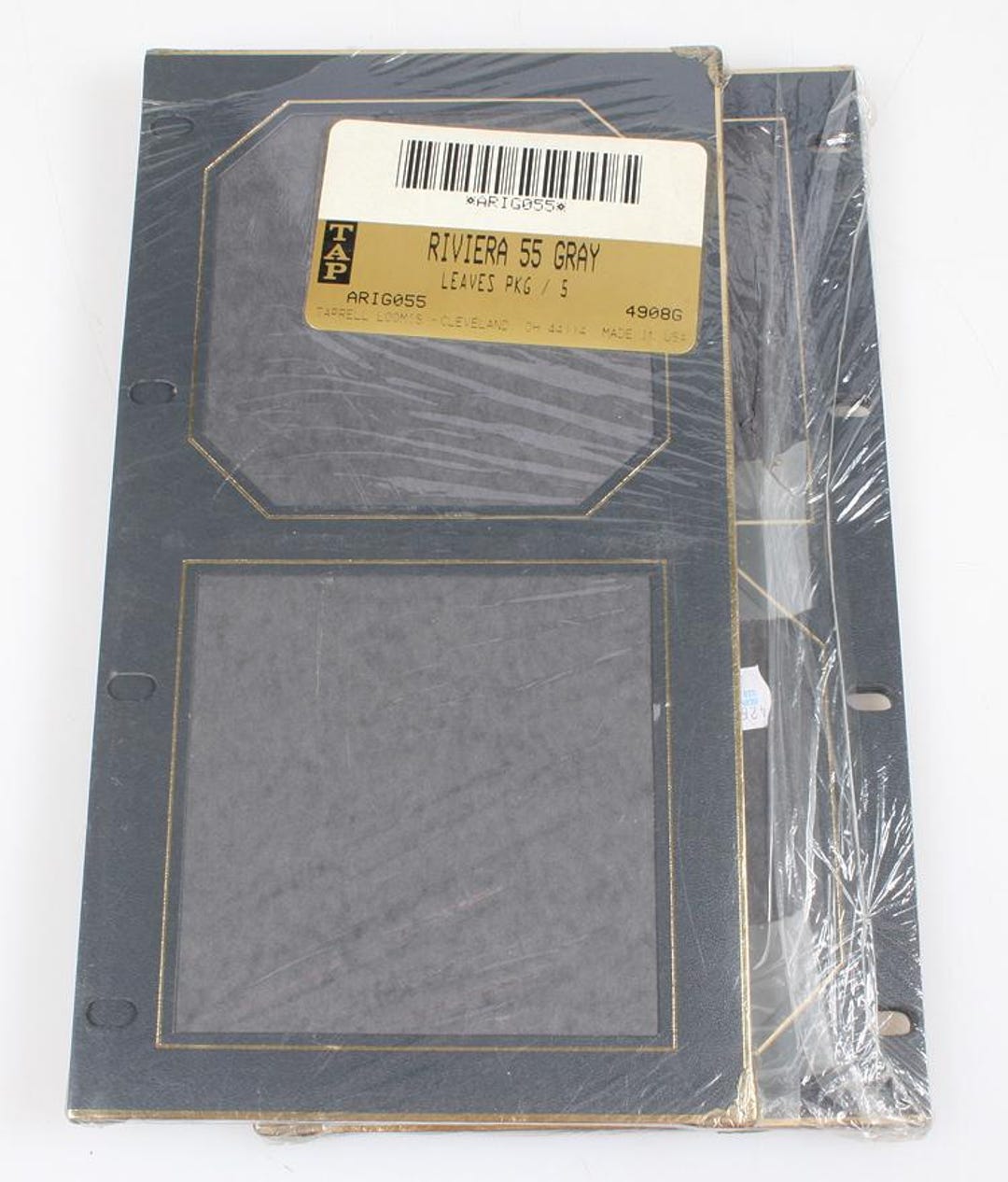 Tap Album 5x5 Grey Blue Mats 2 Pack of 5 W/gold Trim - Etsy