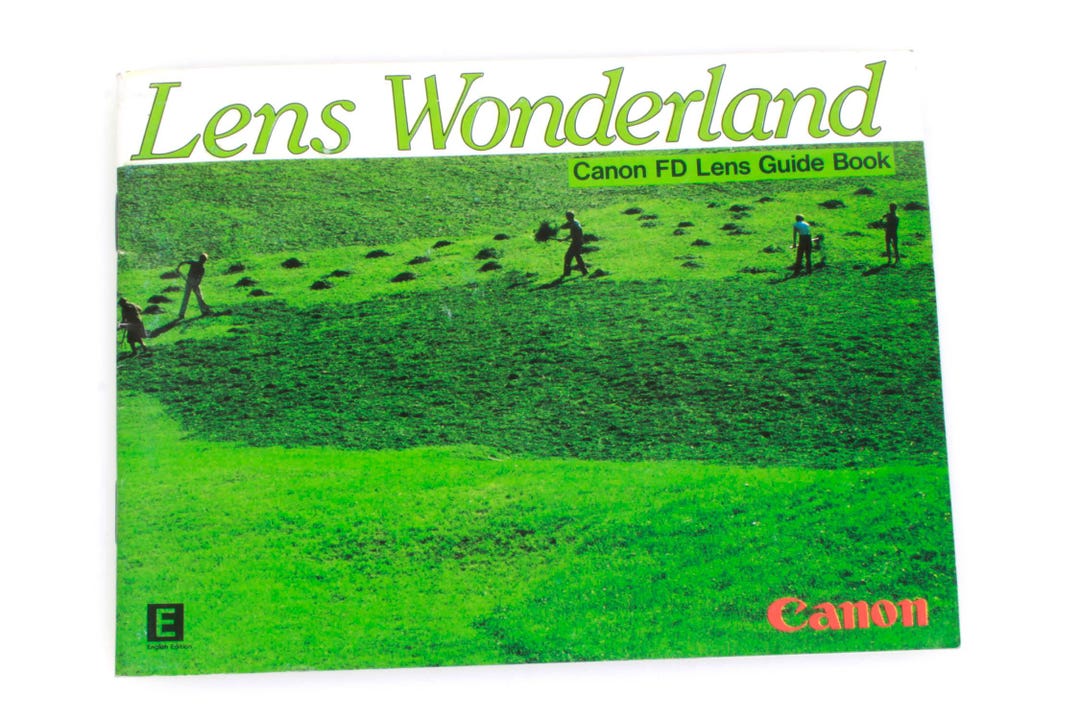 Canon Lens Wonderland FD Lens Guide Book - Etsy