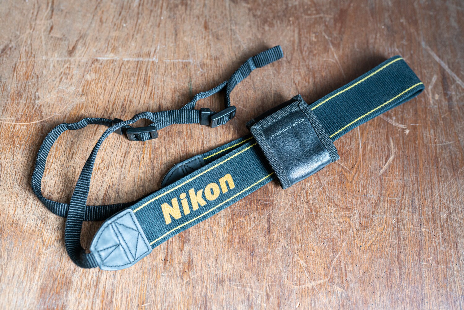 Nikon Camera Strap W/ Soft Memory Card Case - Etsy