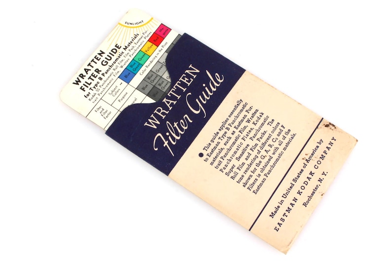 Kodak Wratten Filter Guide - Etsy