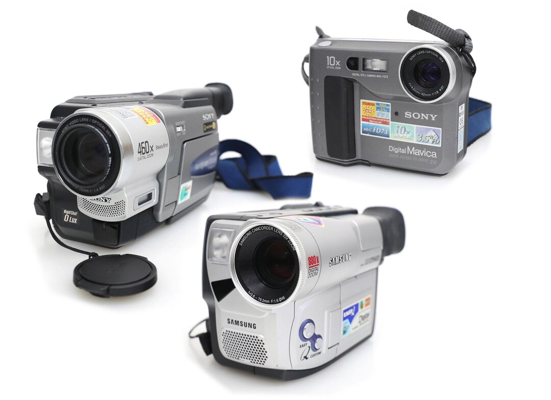 Lot of 3 Camcorders - for Props or Display - Etsy