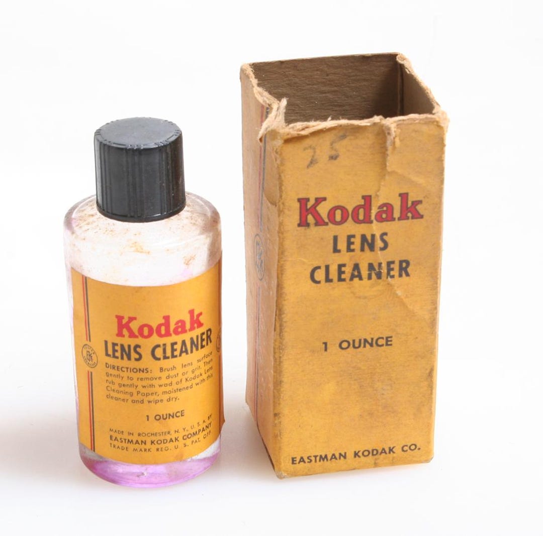 Kodak Lens Cleaner Bottle and Original Box - Etsy