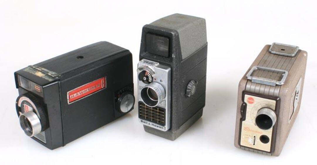 Movie Camera Collection (hawk, Bell and Howell, Kodak) SET OF 3 - Etsy