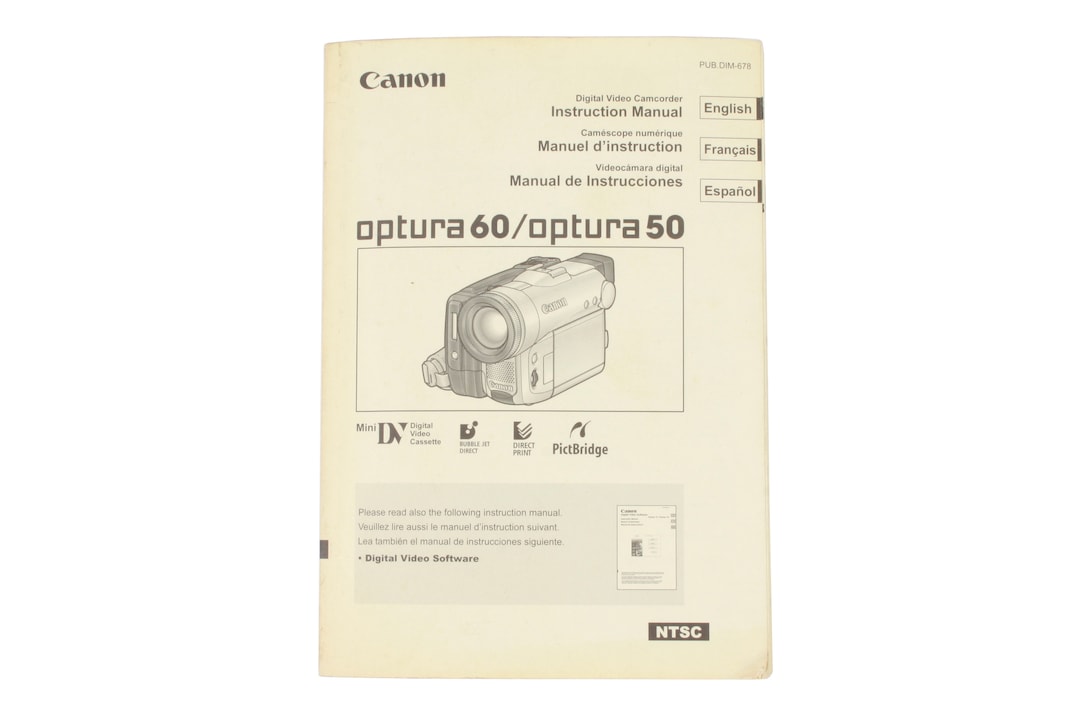 Manual de instrucciones de la Canon Optura 60 / Optura 50 - Etsy España