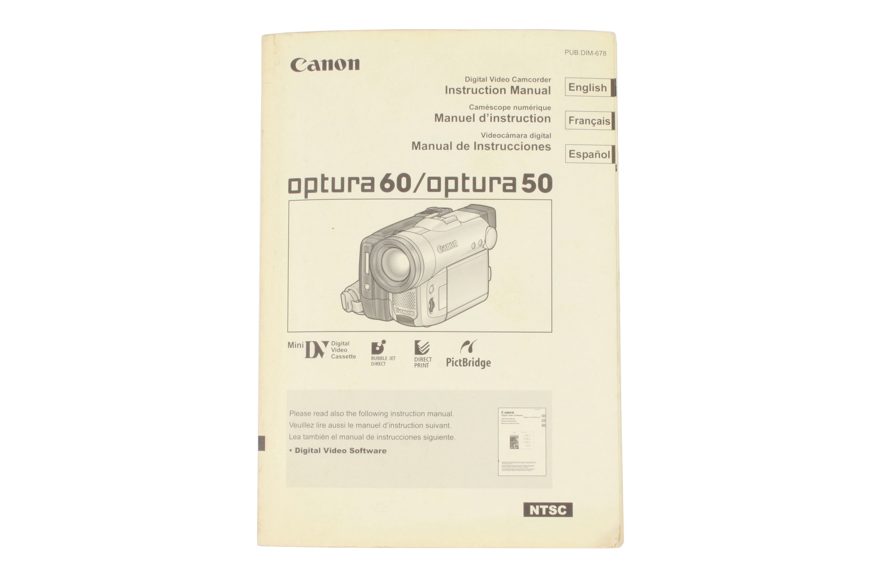Canon Optura 60 / Optura 50 Manual de instrucciones - Etsy España