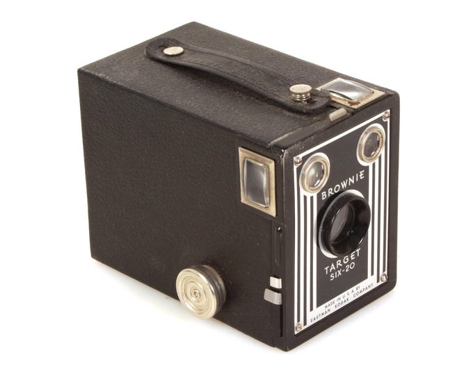 Kodak Brownie Target Six-20 Art Deco Box Camera Vintage - Etsy