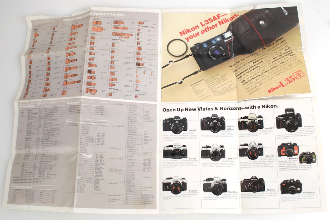 The Nikon System Poster - Etsy