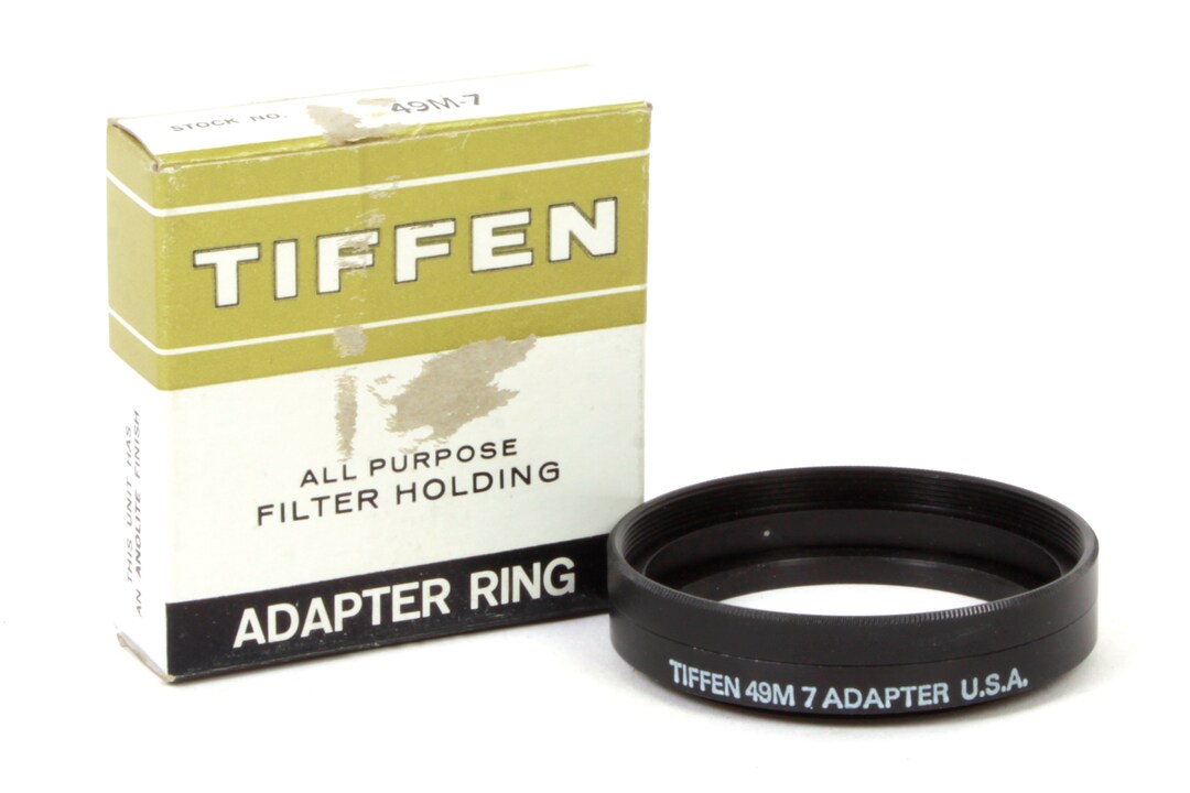 Tiffen All Purpose Filter Holding Adapter Ring 49 M-7 in Box - Etsy