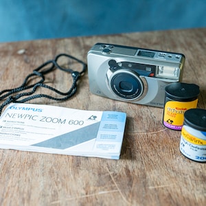 Olympus Newpic Zoom 600 APS System Point and Shoot Film Camera W ...