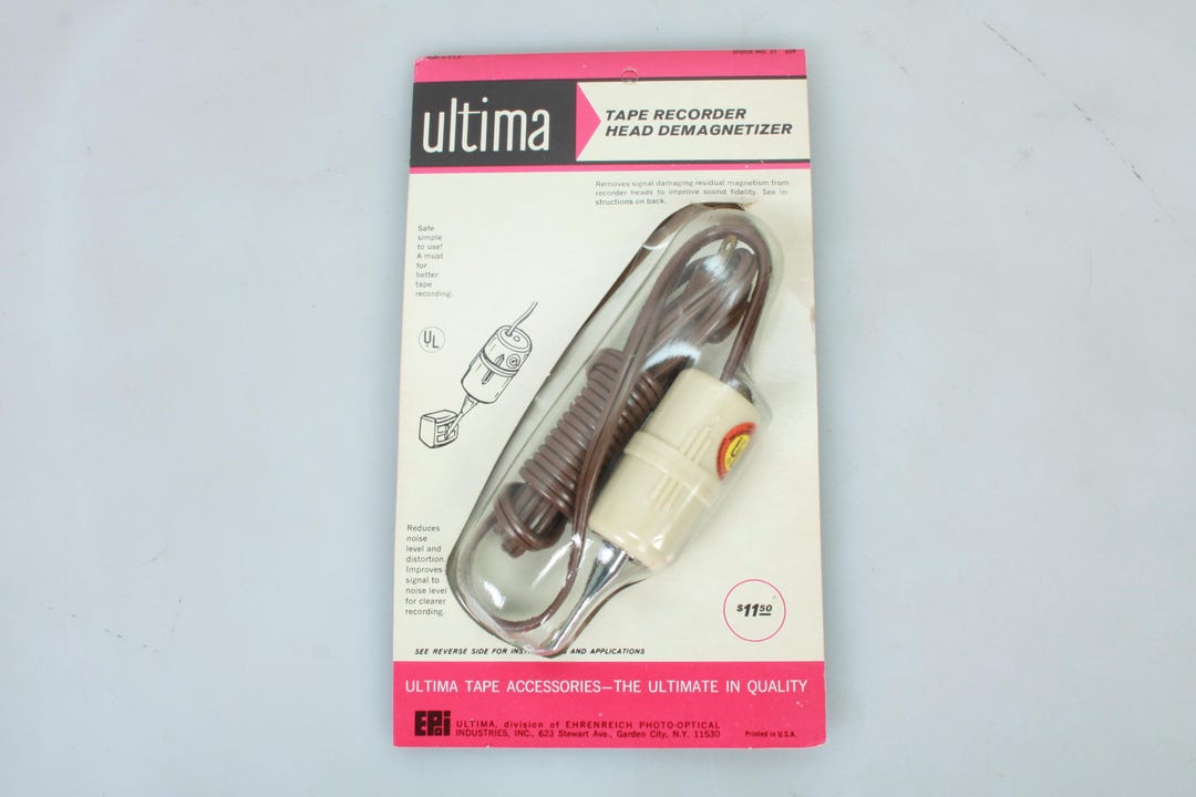 Vintage Ultima Tape Recorder Head Demagnetizer (NOS) - Etsy