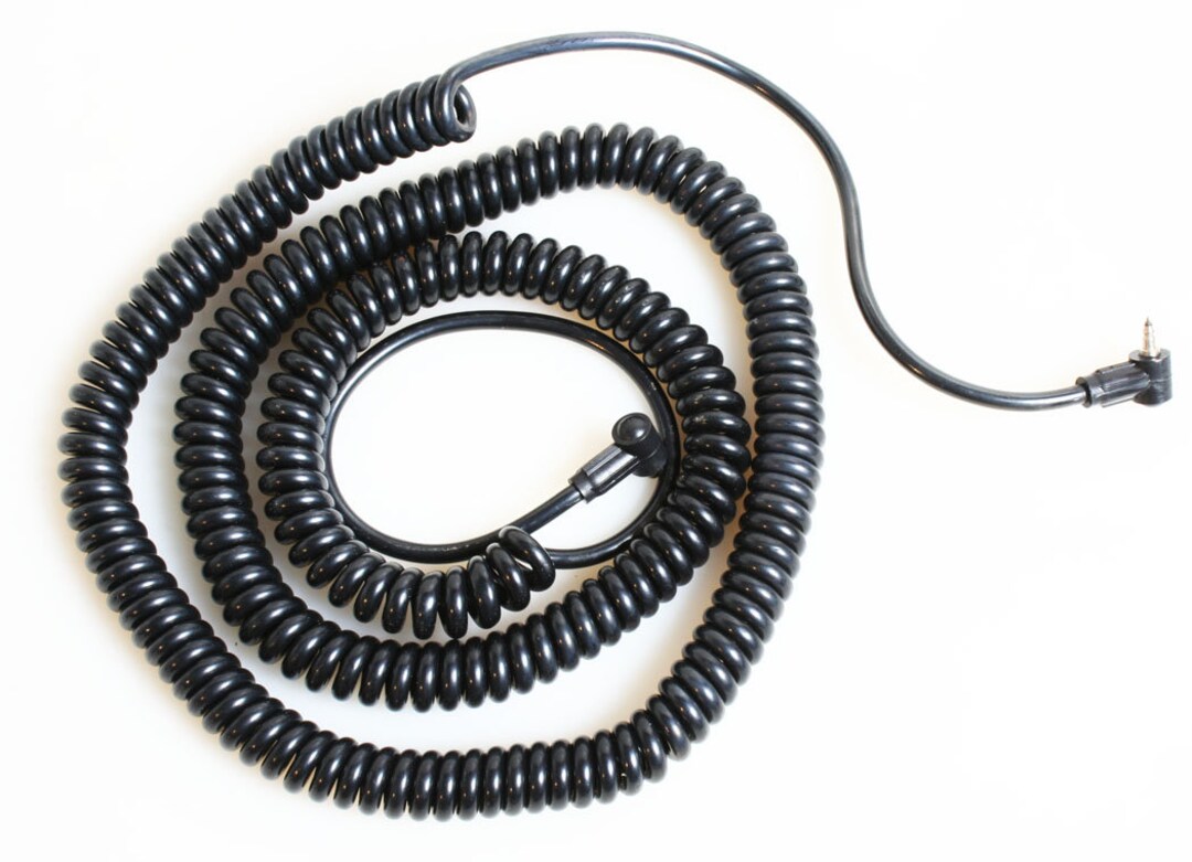 Coiled Flash Cord, Pc to Pc - Etsy