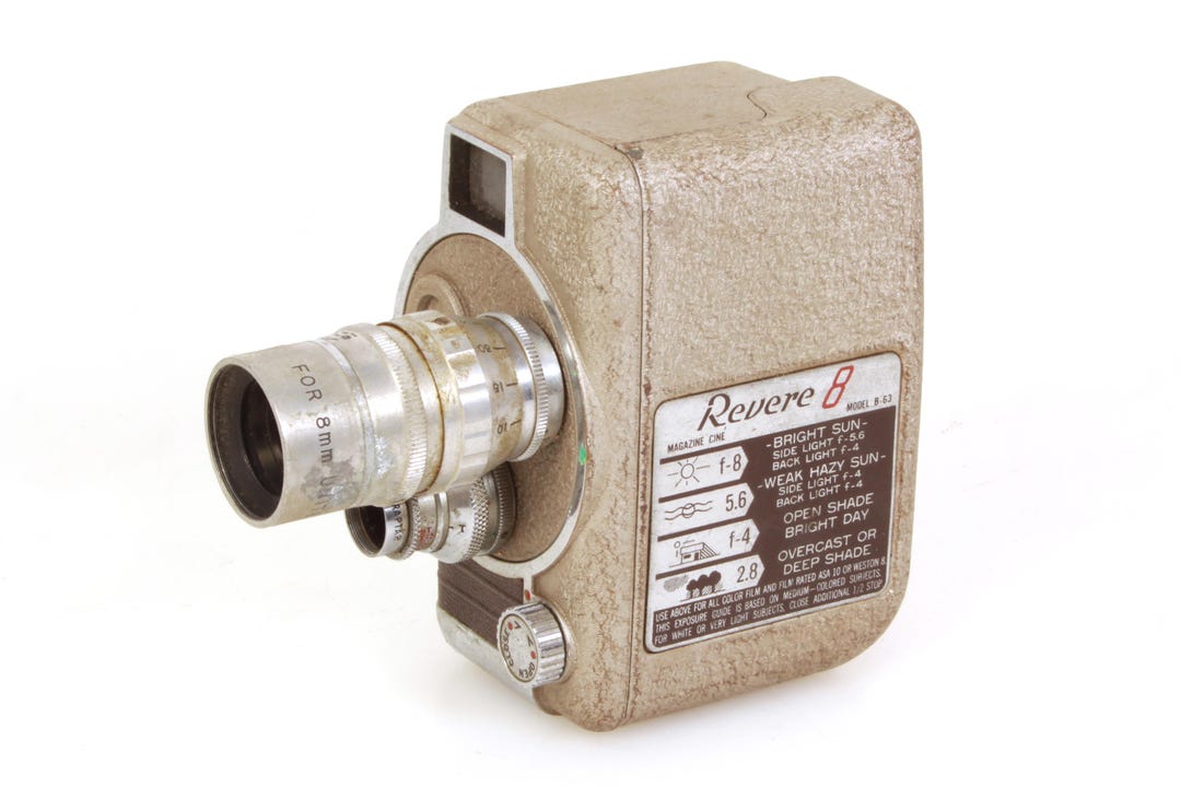 Revere 8 Model B-63 8mm Art Deco Movie Camera W/ 2 Lenses - Etsy