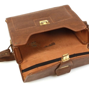 Vintage 1960s Brown Camera Bag - Etsy