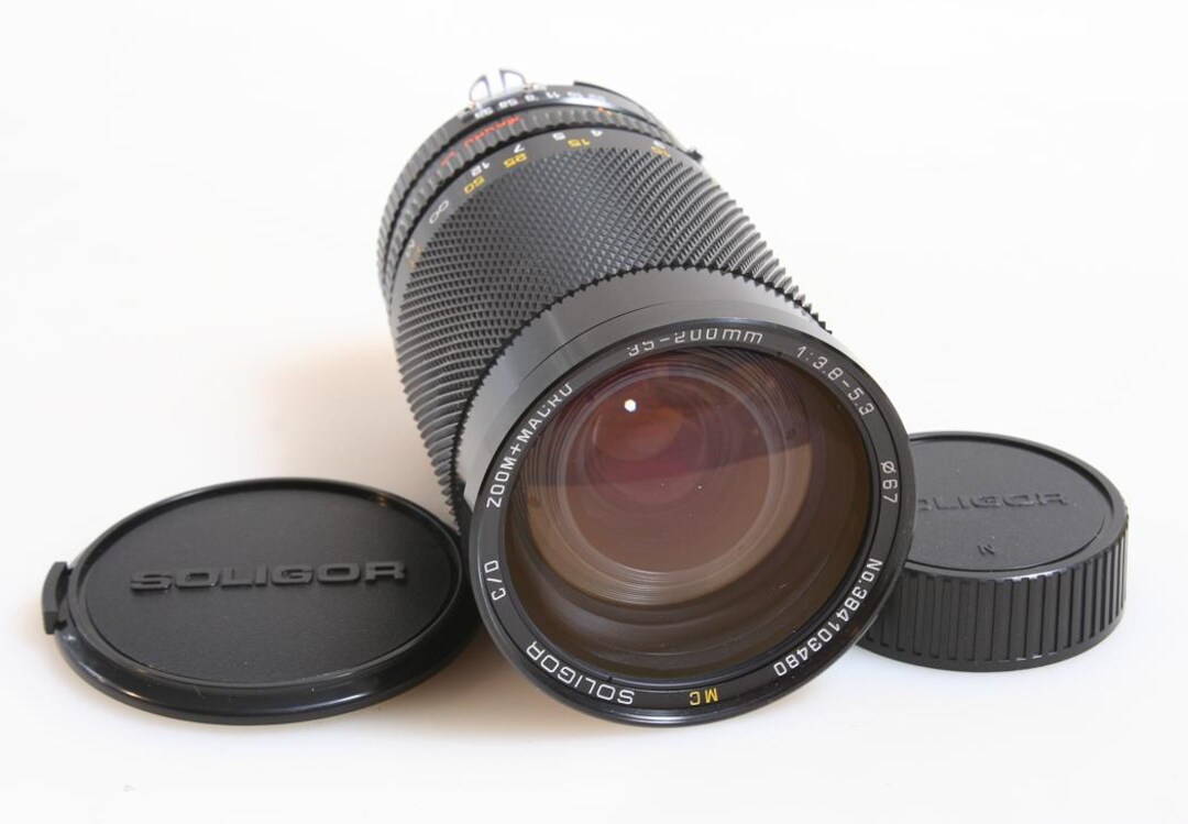 Soligor 35-200MM F 3.8-5.3 Macro Zoom for Nikon AI-E, IN BOX - Etsy