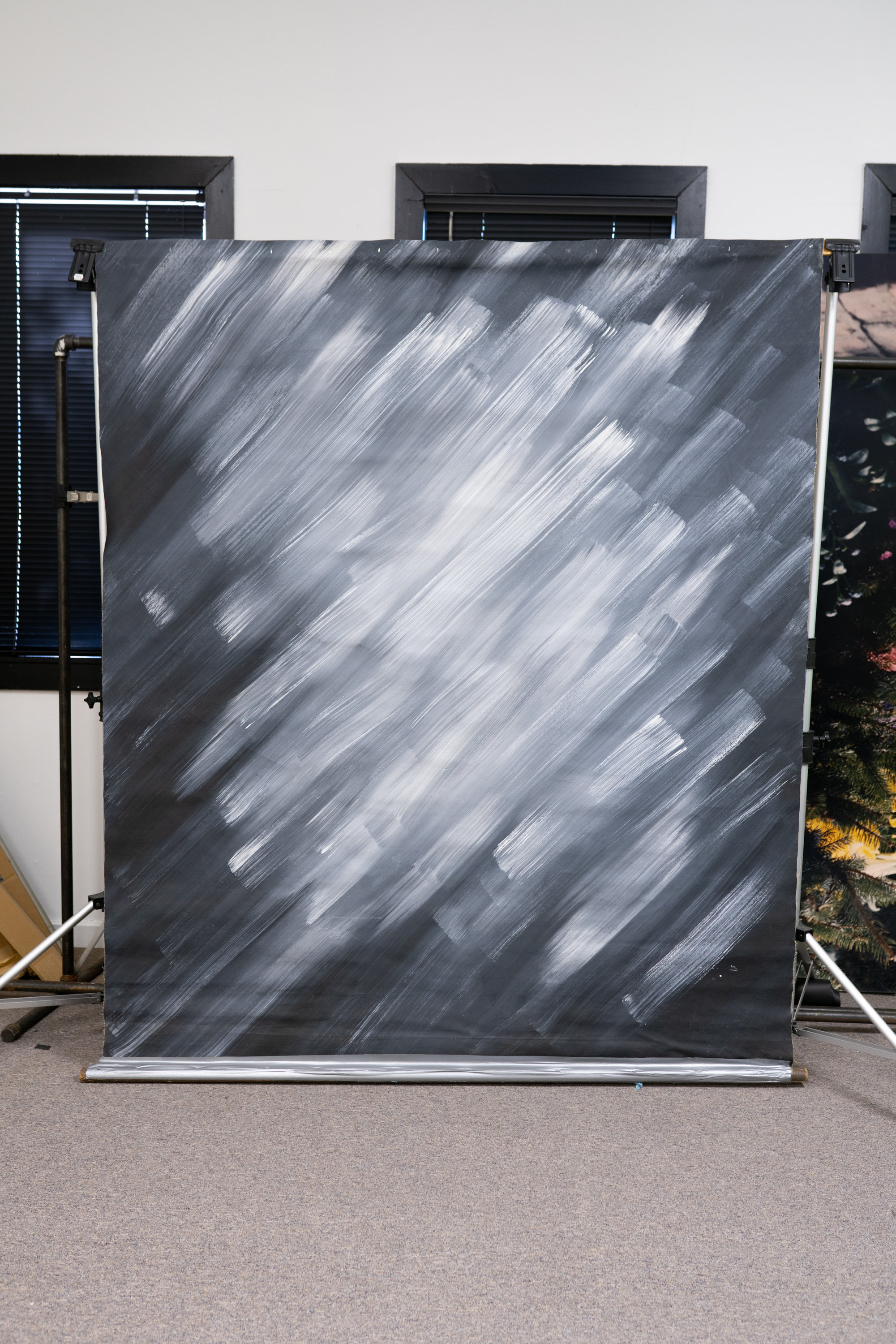 7ft X 5ft 10in Vintage Canvas Photography Backdrop - Grey and White - Etsy