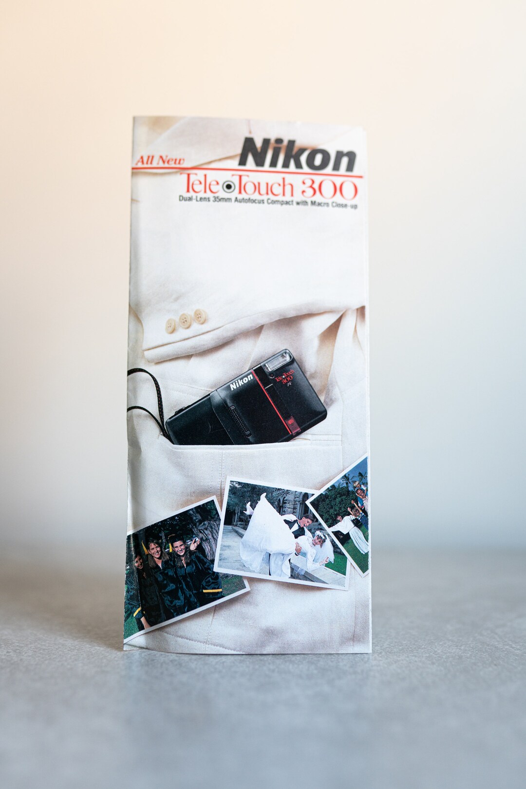 Nikon Tele Touch 300 Dual-lens 35mm Autofocus Compact W/ Macro Close-up ...