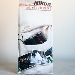 Nikon Tele Touch 300 Dual-lens 35mm Autofocus Compact W/ Macro Close-up ...