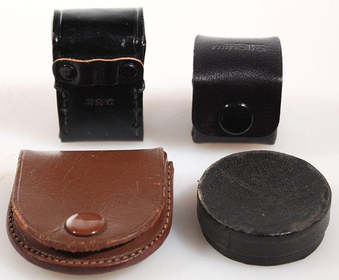 Vintage Camera Accessory Cases Set of 4 Leather 1940's-1950's - Etsy