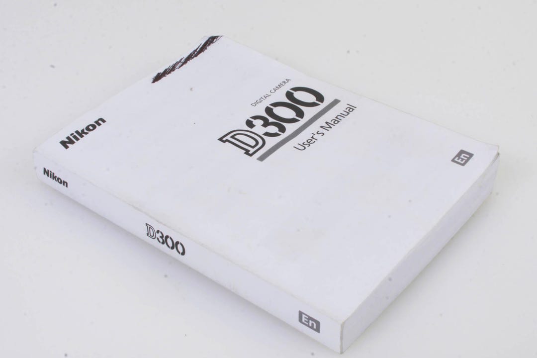 Nikon D300 User Manual and Quick Guide - Etsy
