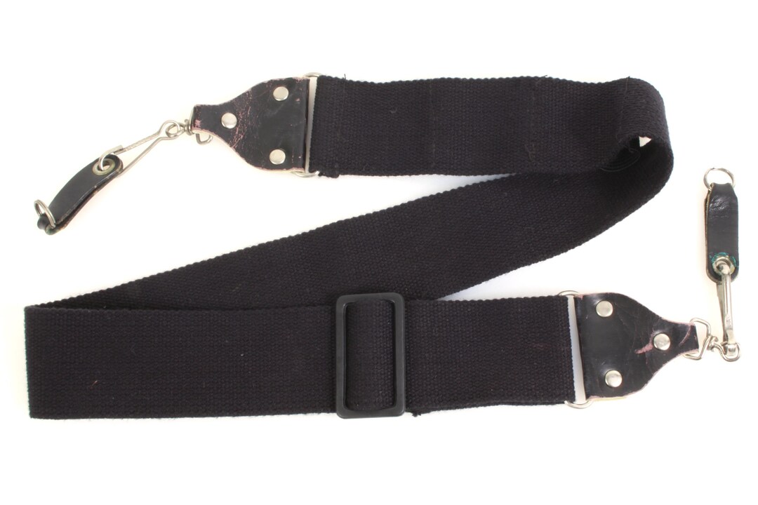 Camera Strap 1980s Black Wide W/ Strap Protectors - Etsy