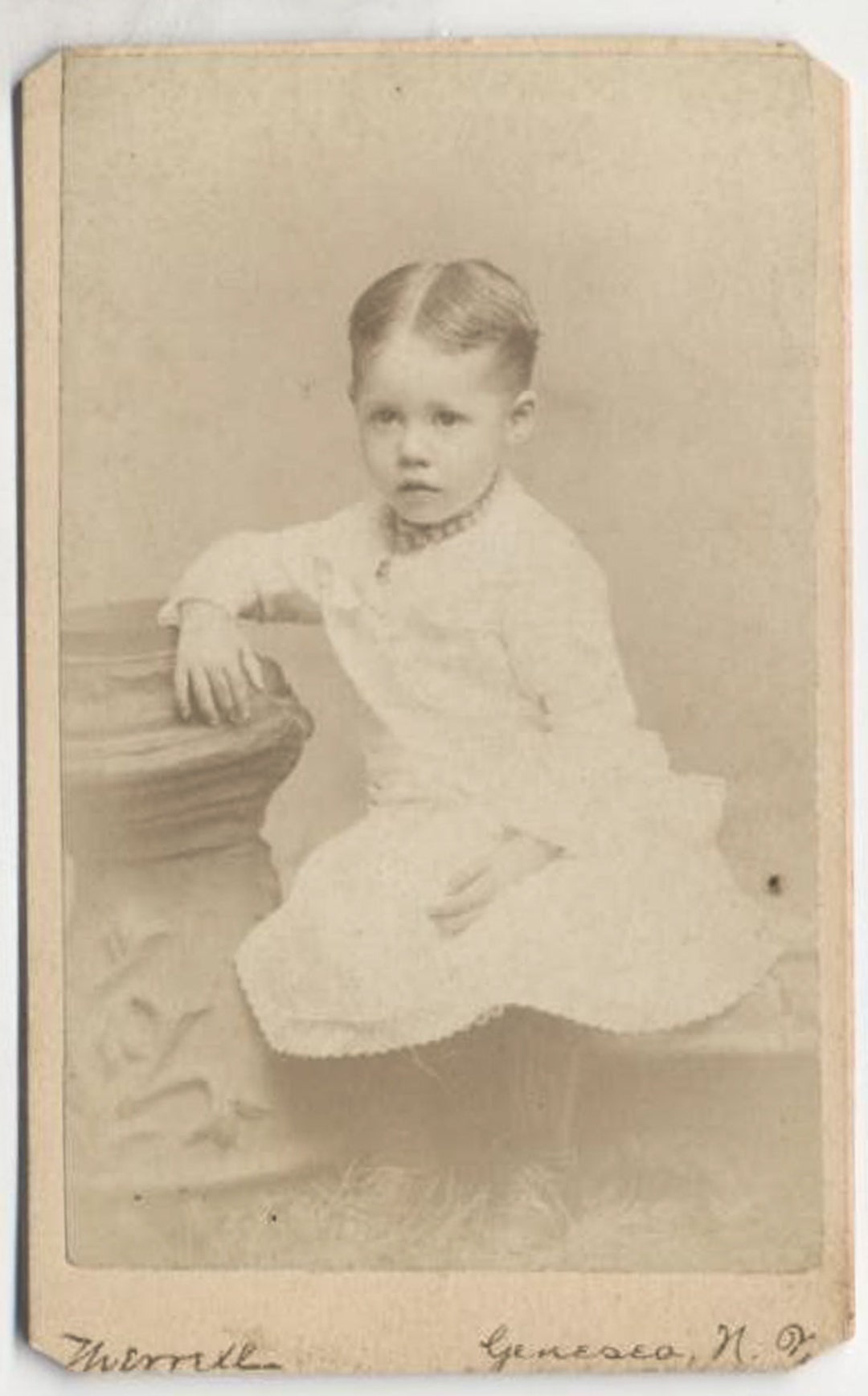 Vintage 1800s CDV Photo: Tomboy Child Portrait - Etsy