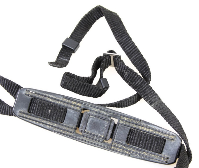 Vintage Black Canon Original Strap With Rubber Neck Pad - Etsy