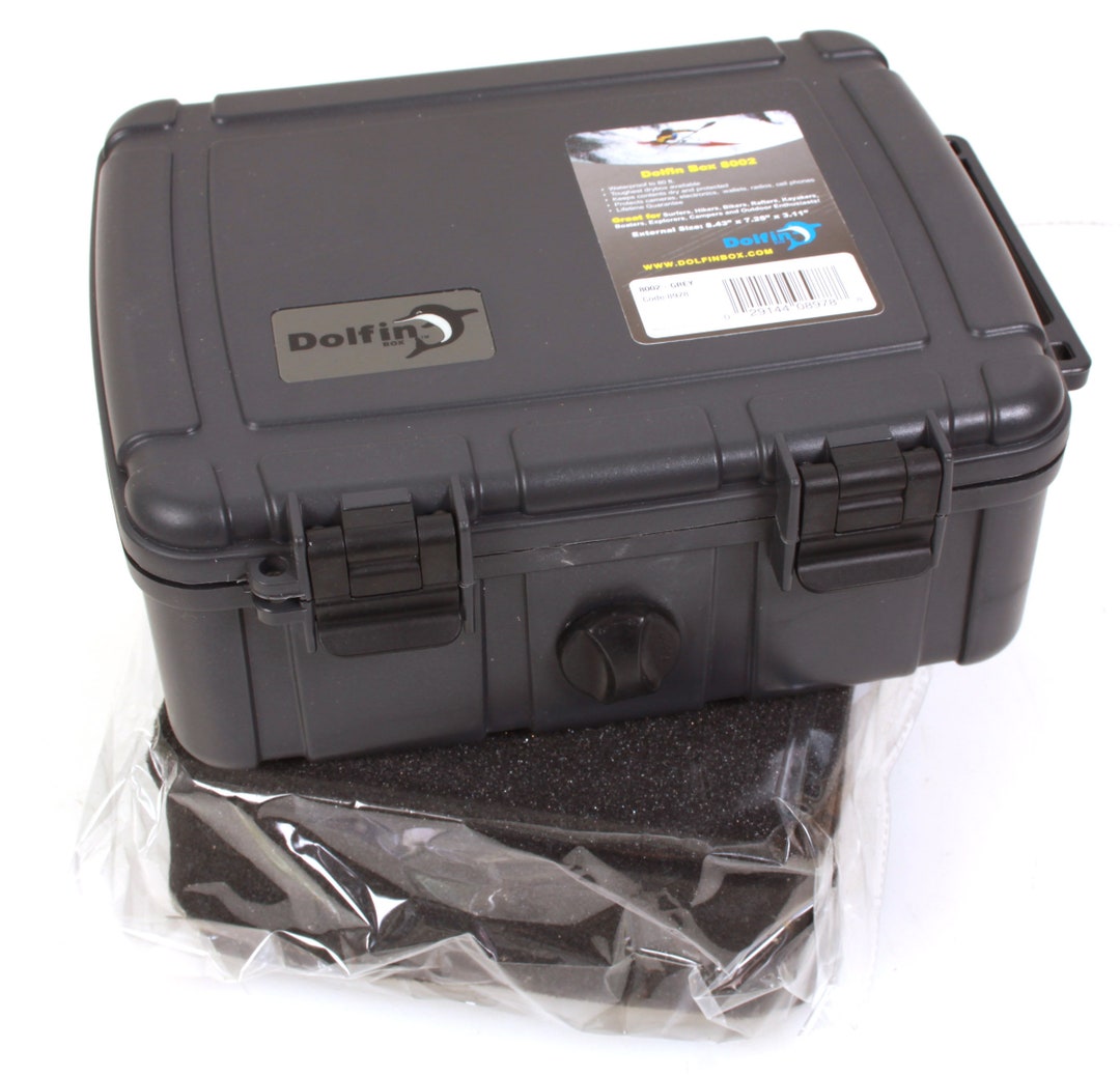 Dolfin Box 8002 Series Waterproof Protective Hard Case W/ 2 Sets Foam ...