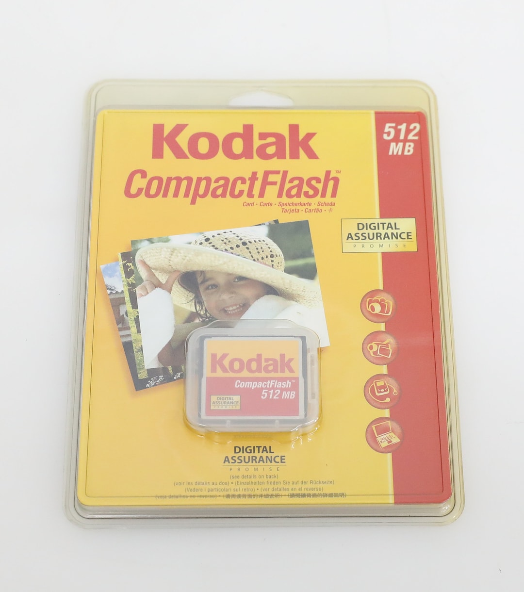 Kodak Compact Flash 512MB Card W Protective Case - New Old Stock - Etsy