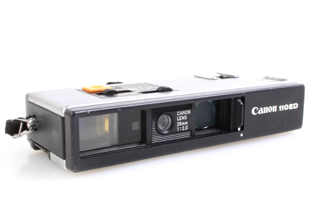 Vintage Canon 110ED Rangefinder Camera With Film and Case - Etsy