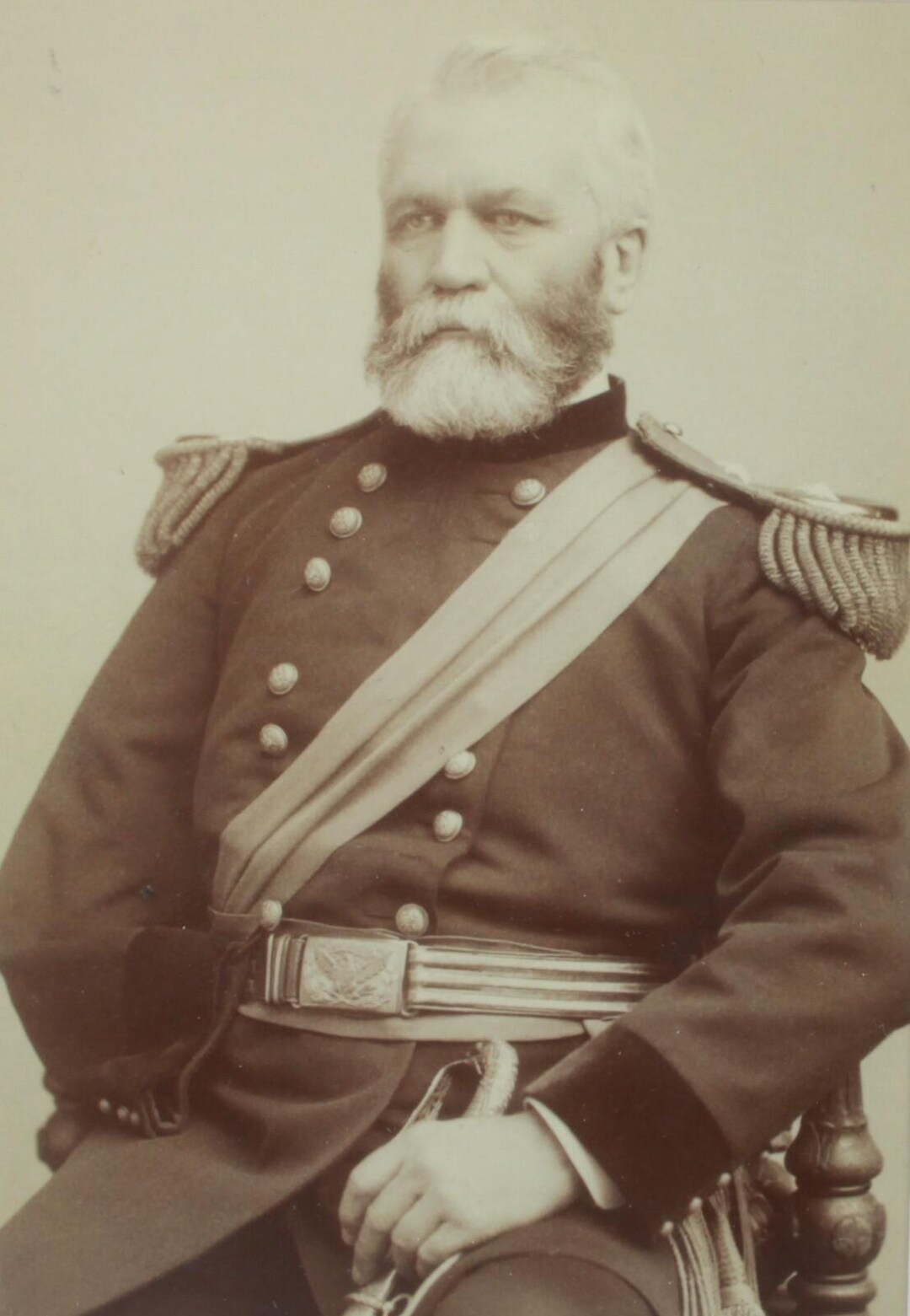Civil War Major General Oliver Howard, Usa. Cabinet Card, 8x10 Frame W ...