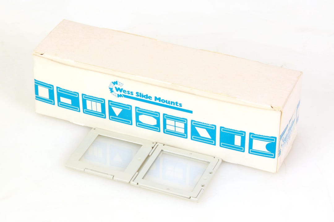 Wess 2x2 Super Slide Mounts (S-2) for Medium Format 50 in Box - Etsy