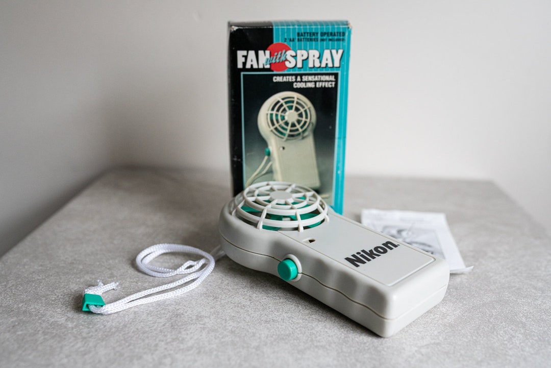 Nikon Camera Fan W/ Water Spray - New Old Stock - Etsy