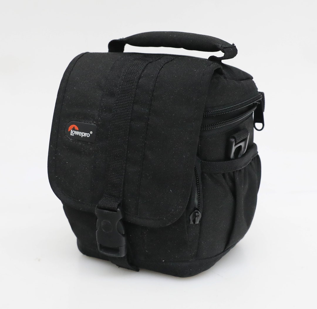 Vintage Camera Bag Black With Strap - Lowepro - Etsy