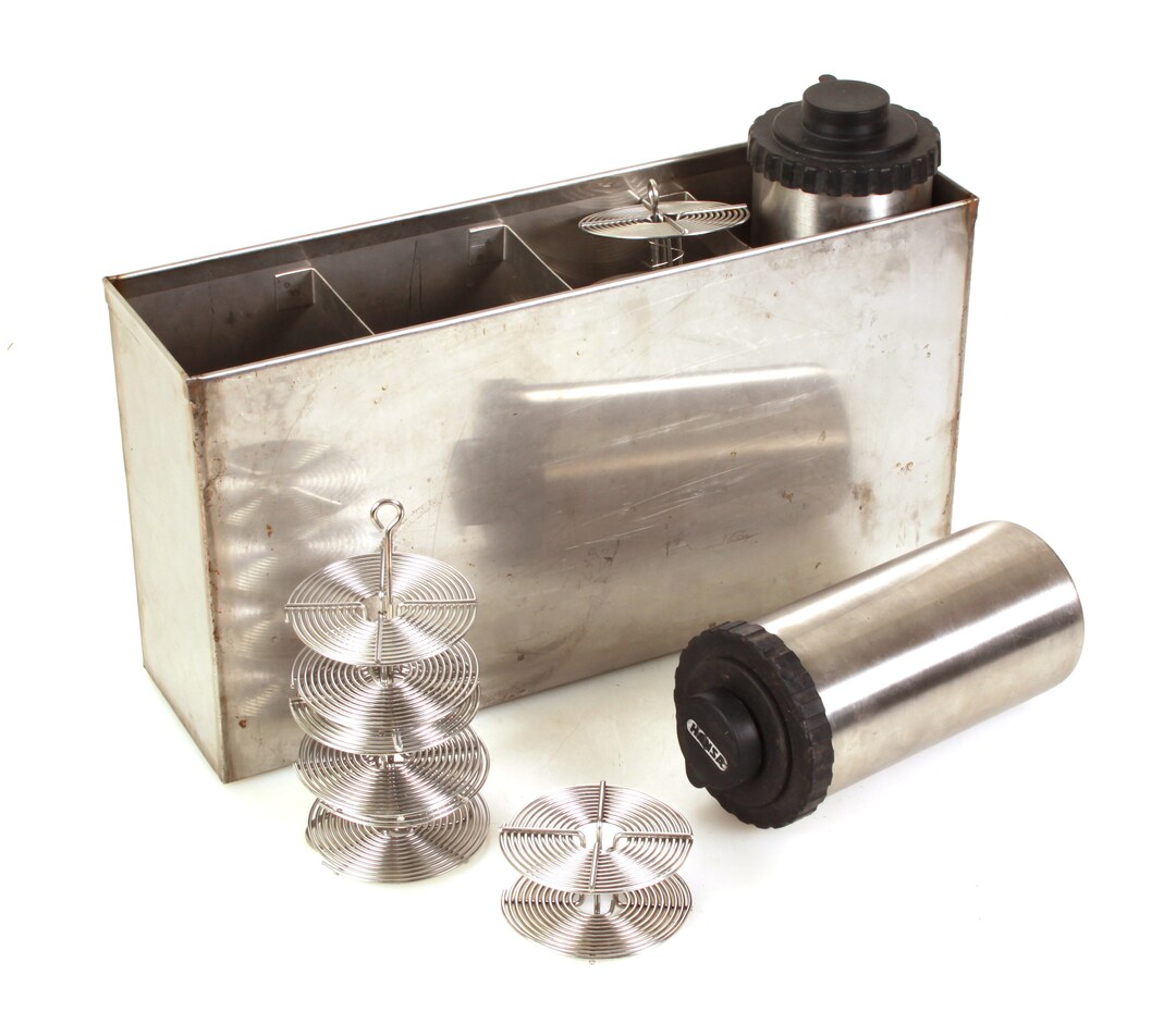 Vintage Hansa Daylight Developing Tanks Outfit With 8-35mm Reels and ...