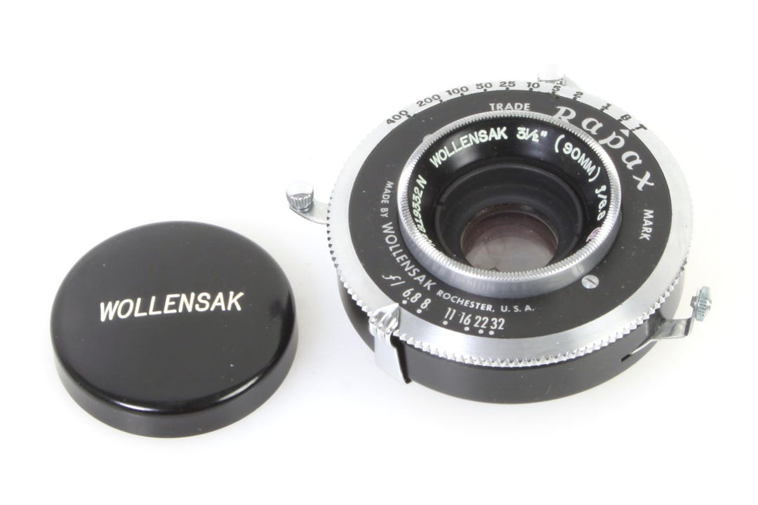 Wollensak Raptar 90mm F6.8 Wide Angle Lens in Rapax Shutter - Etsy