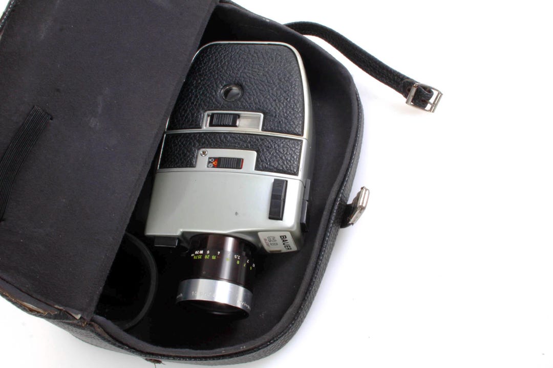 Vintage Bauer C2B Super Movie Camera With Original Case, AS IS - Etsy