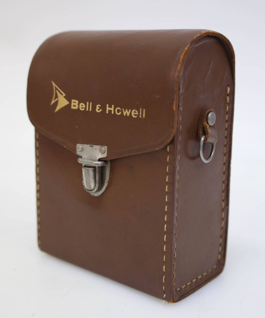 Vintage Camera Bag 1950s Brown Leather - Etsy