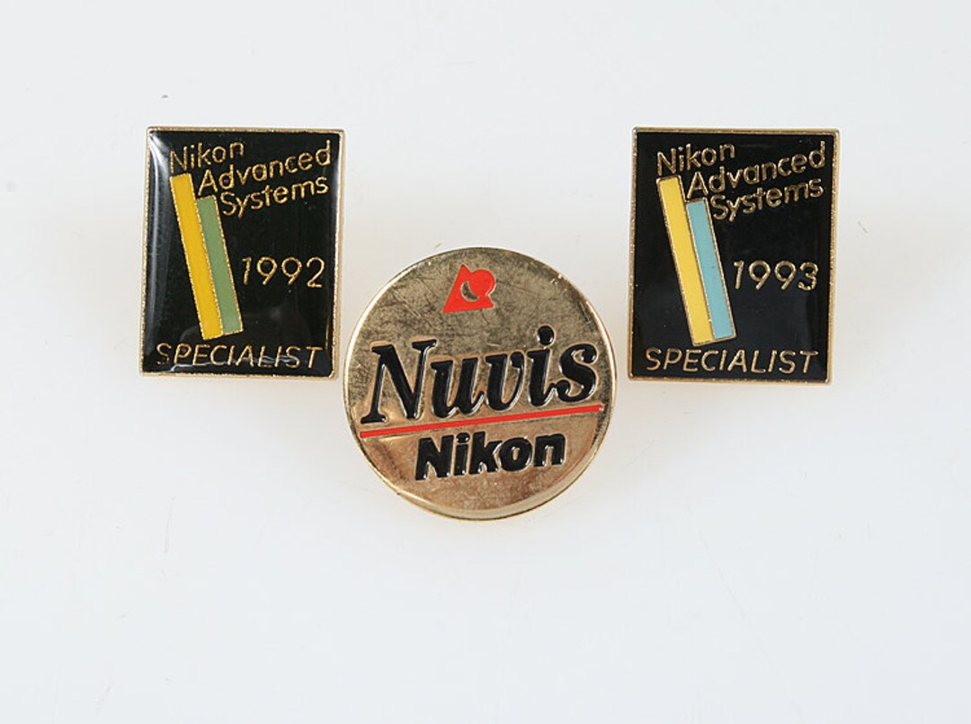 Nikon APS 1992 & 1993 + Nuvis Pins, Set of 3 - Etsy