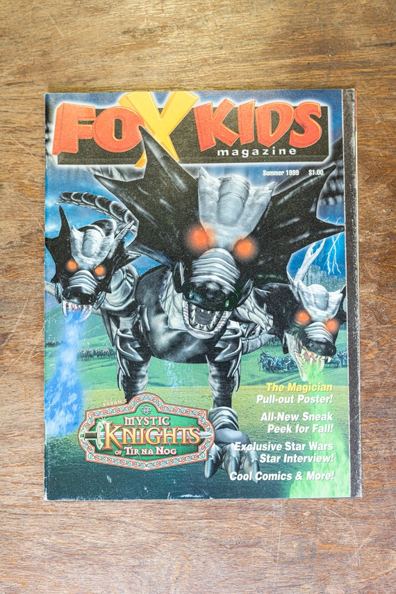 Vintage Fox Kids Magazine Summer 1999 Savans Mystic Knights - Etsy