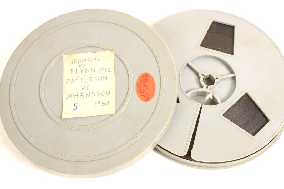Johnson Vs. Flynn 1912 / Patterson Vs. Johannson 1960 - Super 8mm Film ...