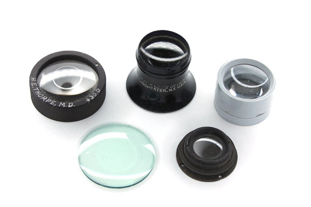 Magnifiers Vintage - 5 Different Sizes - Etsy