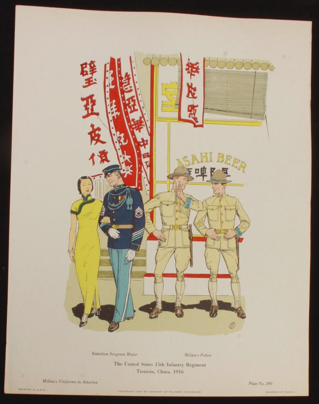 The United States 15th Infantry Regiment Tientsin China 1916 ...