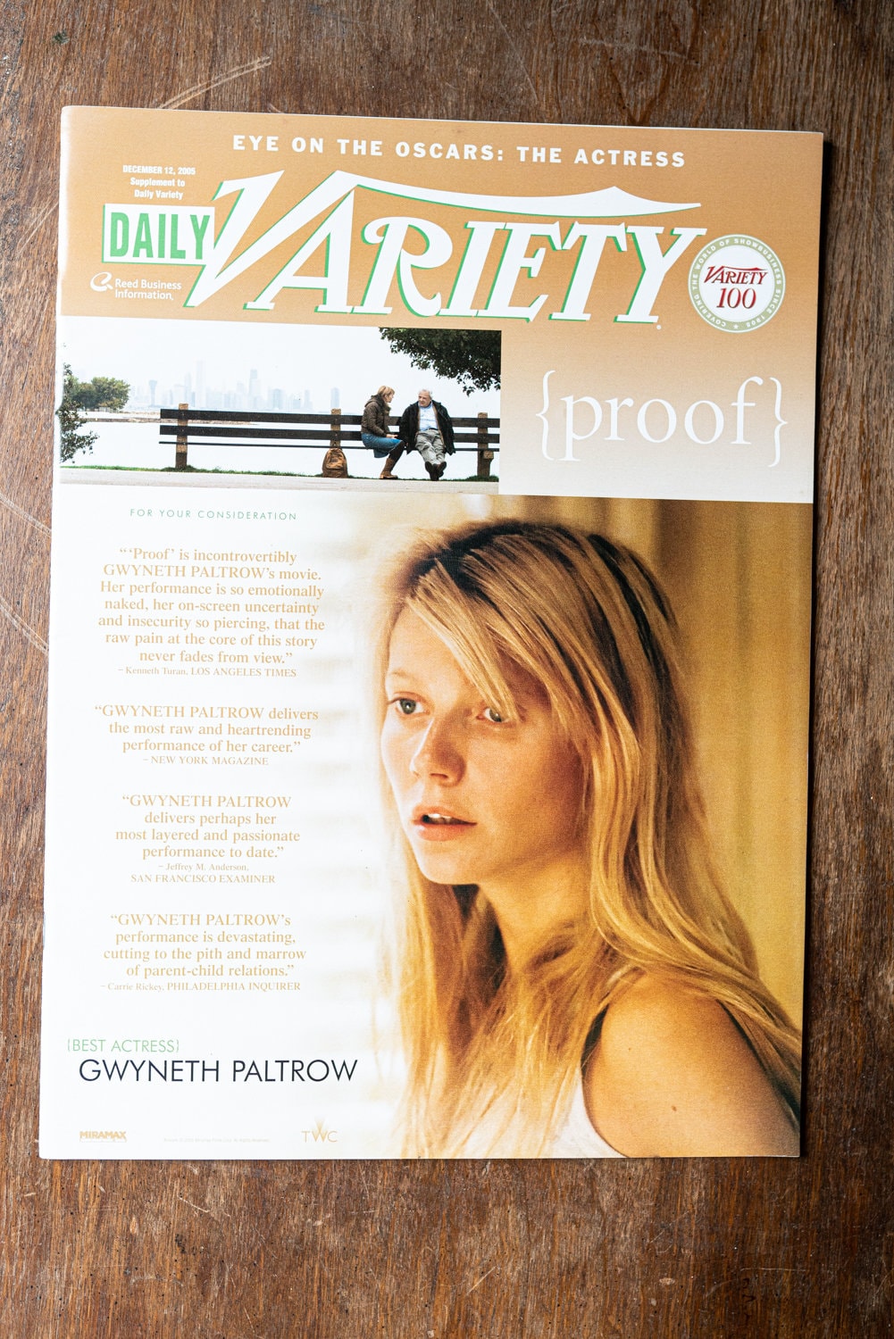Daily Variety Magazine